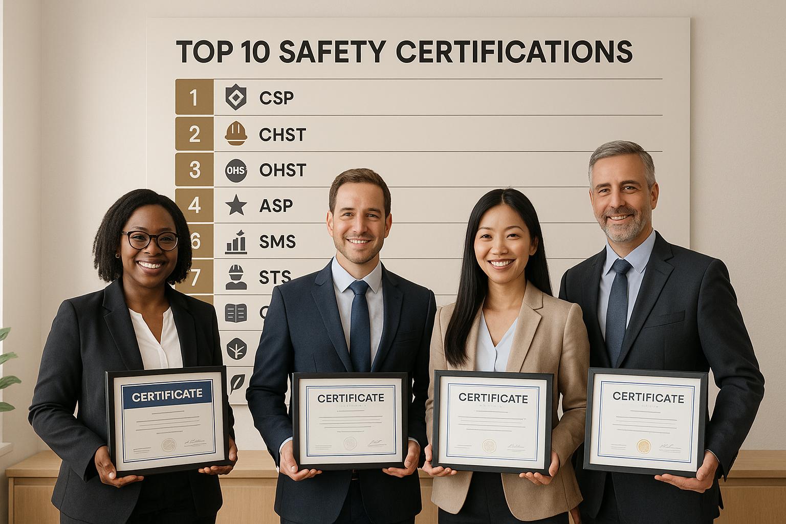 Top 10 Safety Certifications Ranked by Employer Demand – Employers blog